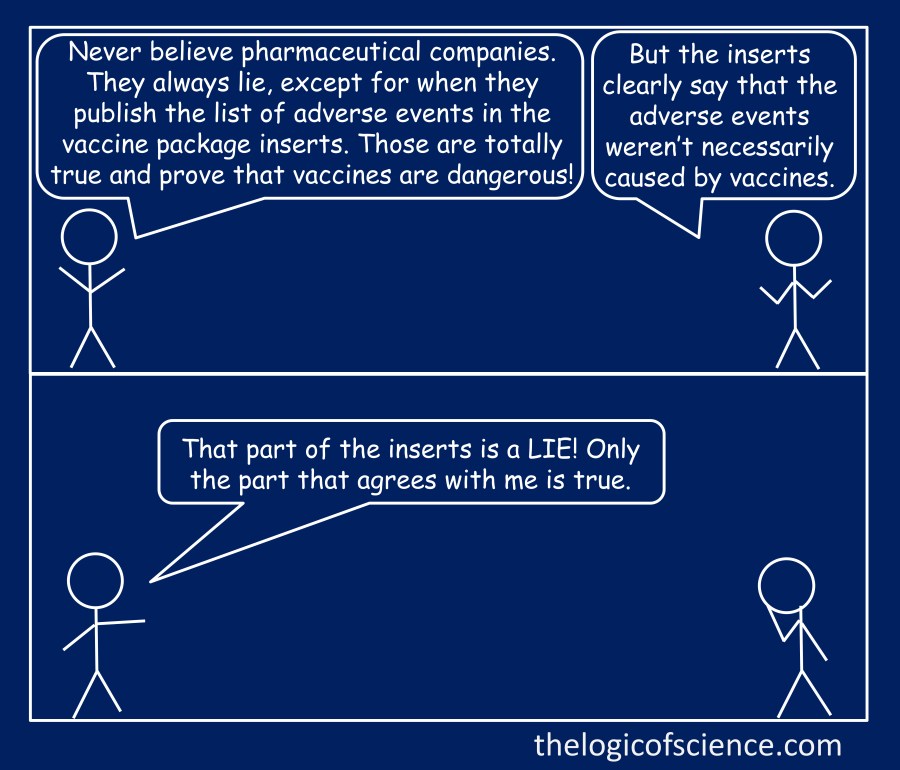The vaccine package insert paradox | The Logic of Science