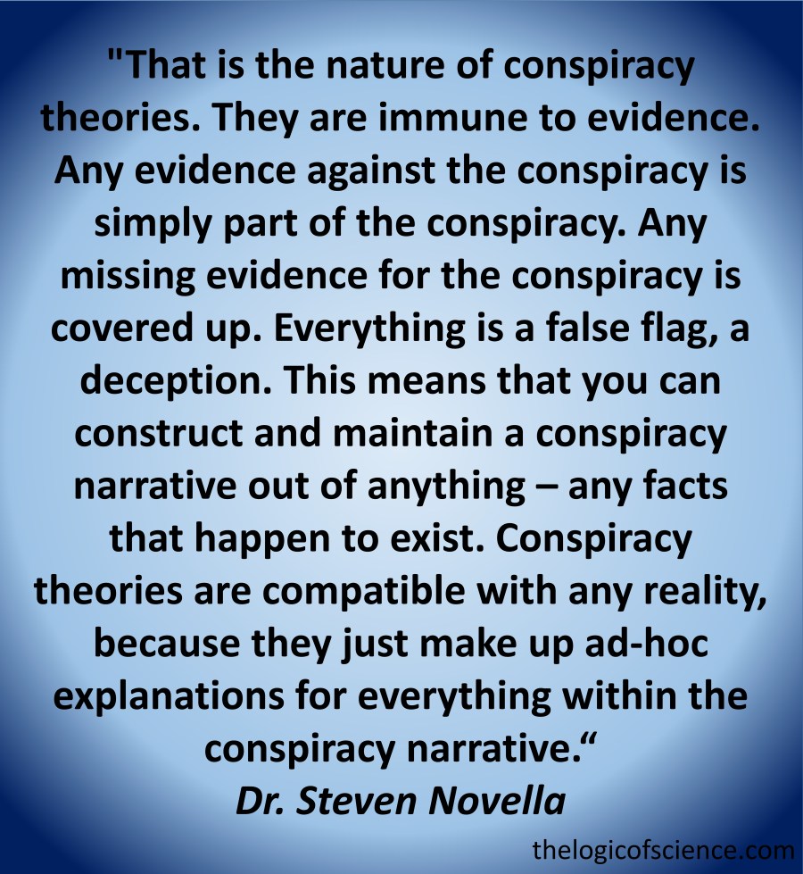 The existence of real conspiracies does not justify conspiracy theories ...