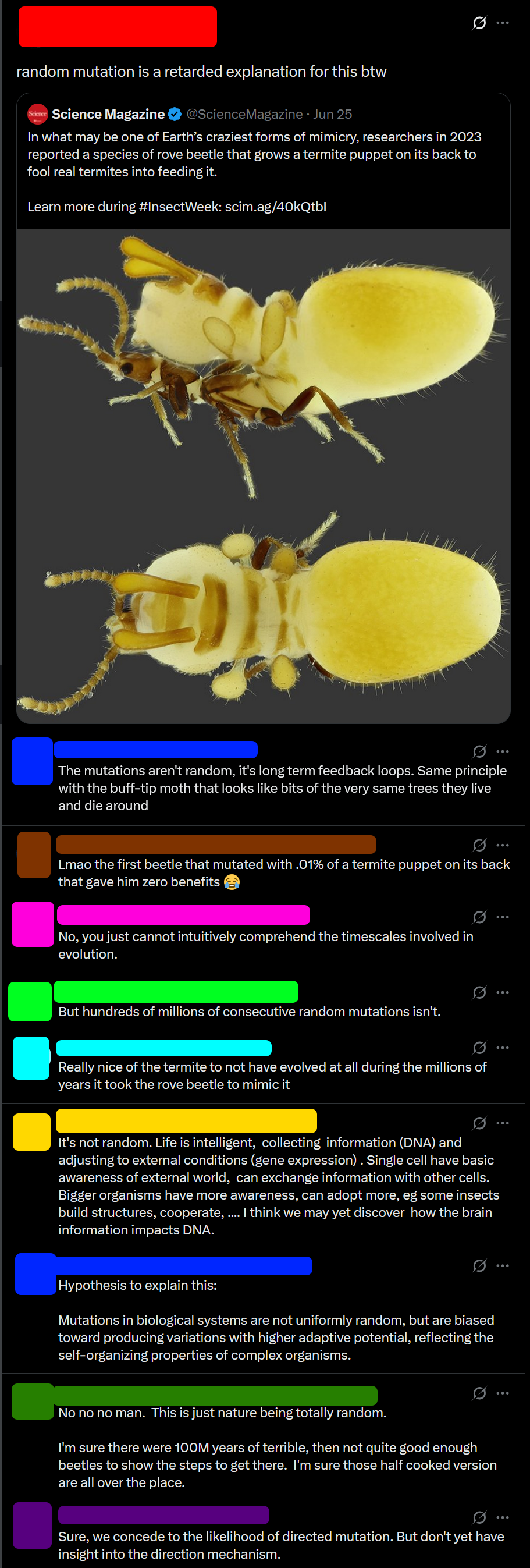 How does evolution explain complex mimicry? | The Logic of Science